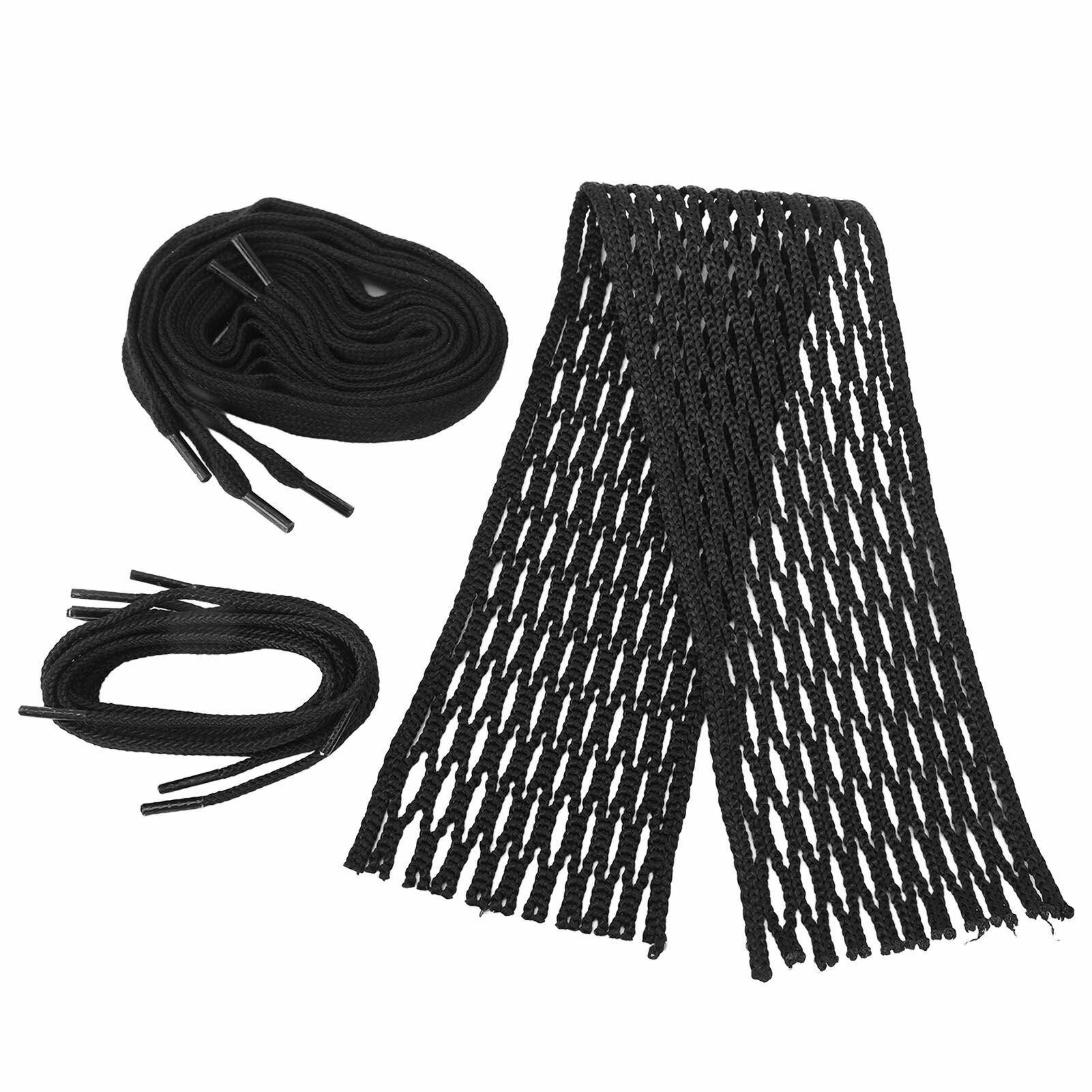 Сетка для лакросса, черная нейлоновая износостойкая сетка для лакросса, тканая струна для аксессуаров