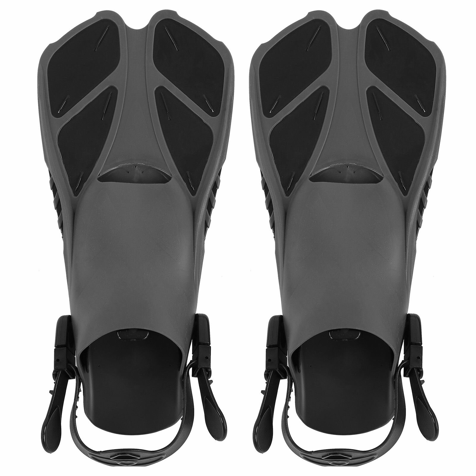 2 шт. регулируемые ласты для подводного плавания, мягкие TPR, длинные ласты для дайвинга с открытой пяткой для плаванияXL