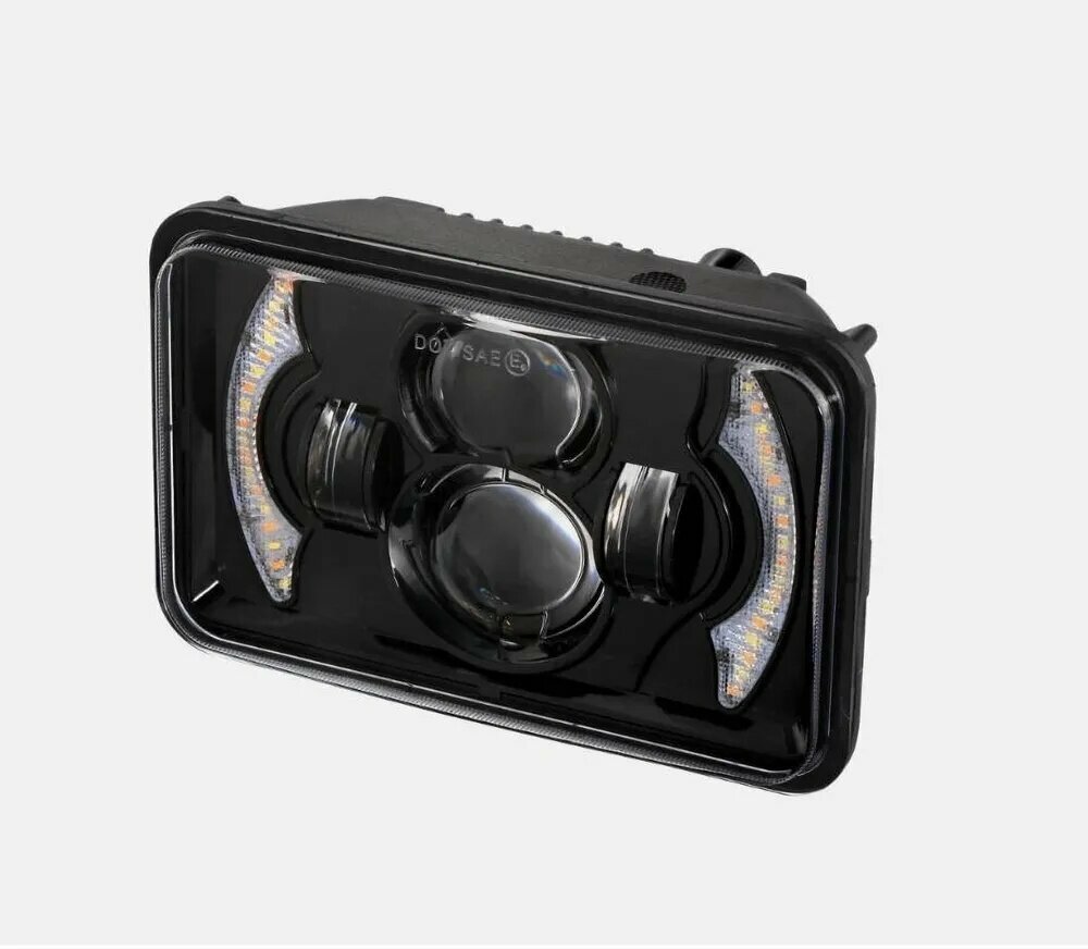 Проектор фар с высокой и низкой дальностью, герметичная лампа, подходящая для YAMAHA TW200 DT 125 RE, 4x6 дюйма LED