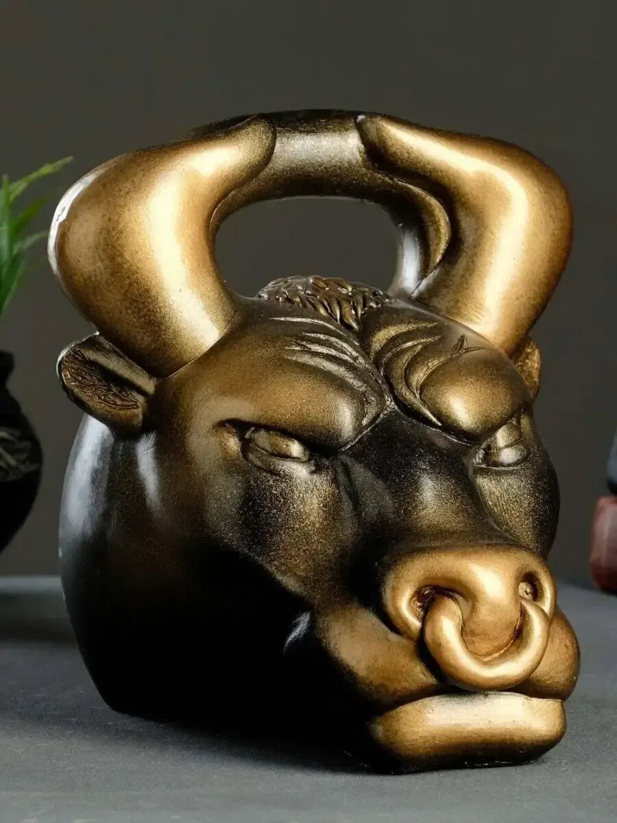 Копилка для денег Бык гиря