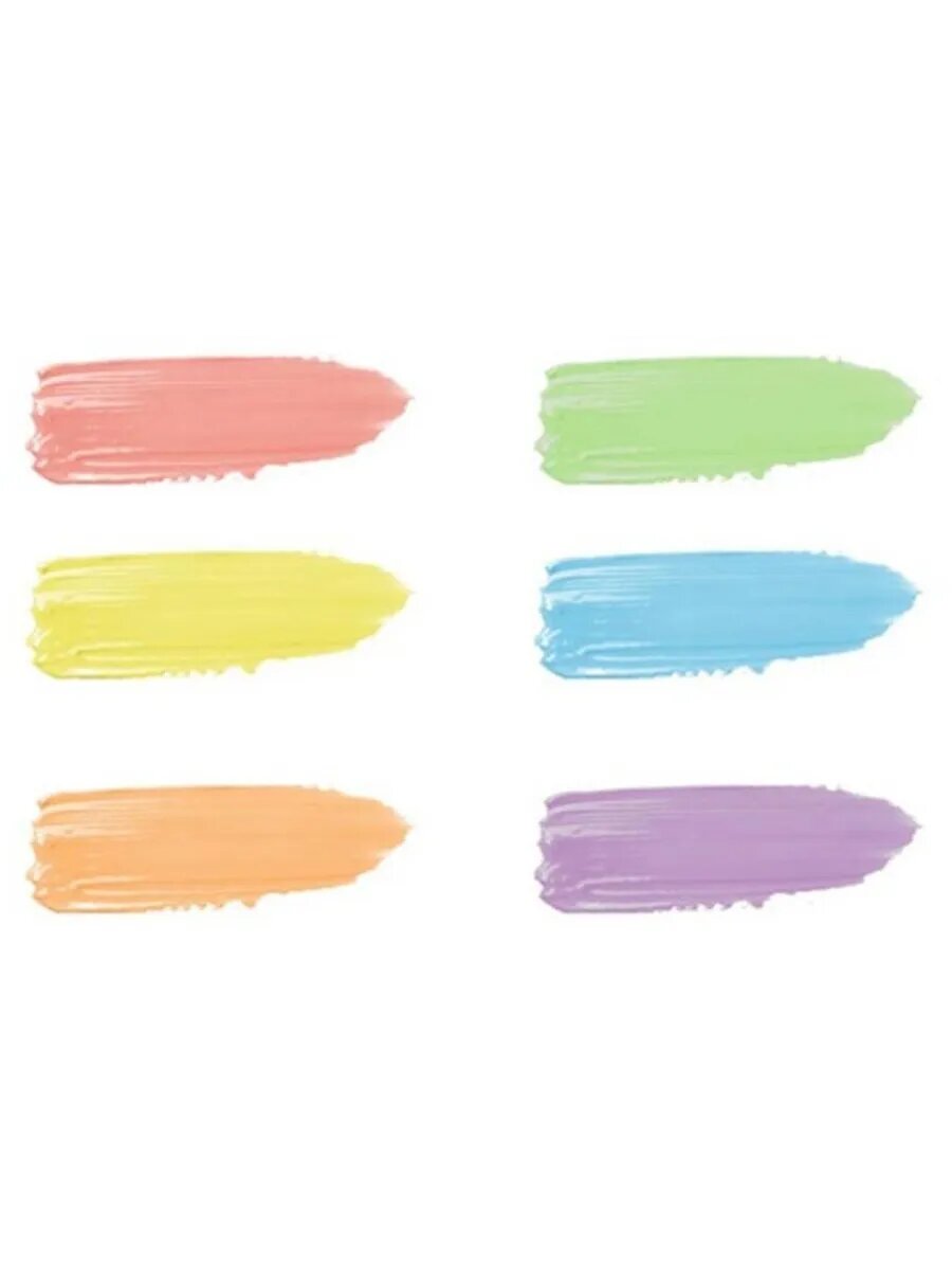 Акриловые краски для рисования 6 пастельных цветов
