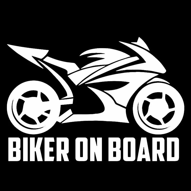 Автомобильная наклейка 3D байкер на борту наклейки 3D наклейки на автомобиль светоотражающий мотоцикл Стайлинг автомобиля 14*20 см Синий