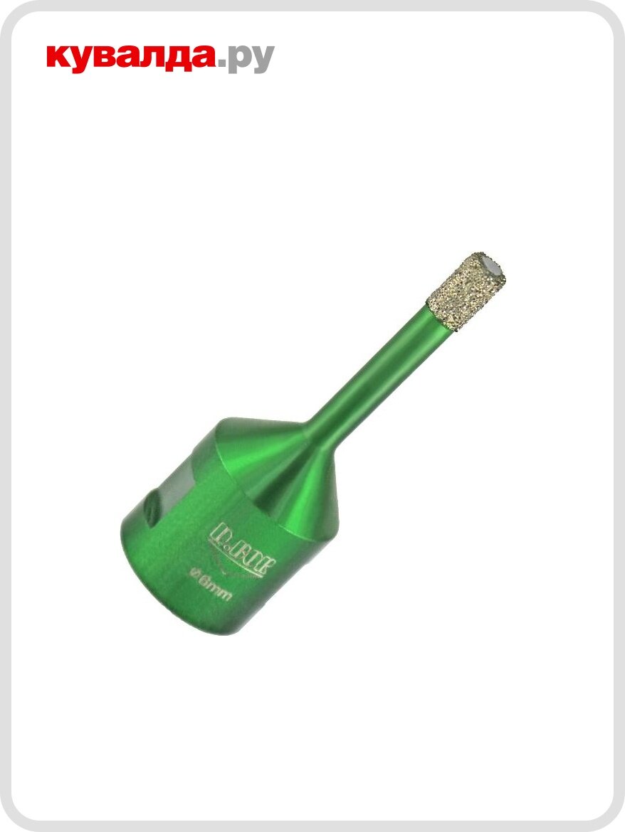 Алмазная коронка для сухого сверления D.BOR KERAMOGRANIT-DRY 6х62 мм М14