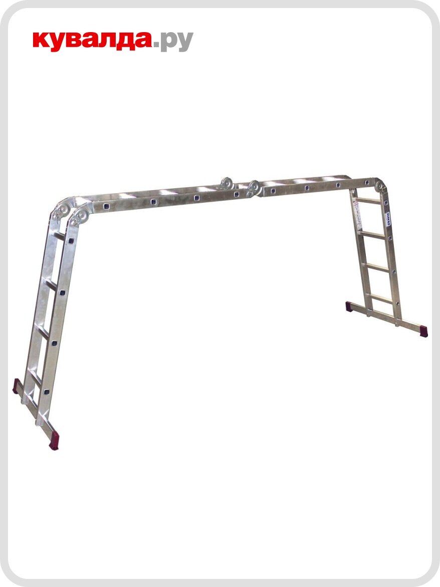 Лестница-трансформер KRAUSE CORDA 4х4 шарнирная, универсальная