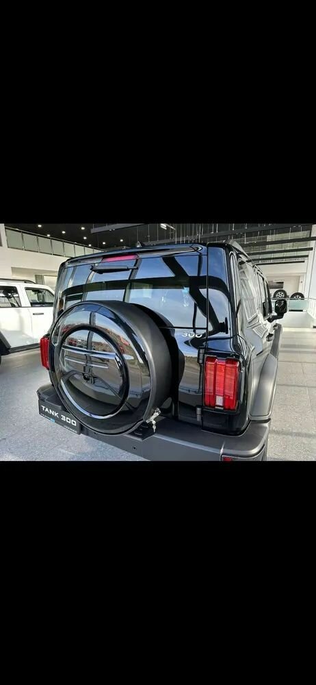 Чехол бокс на Запасное Колесо TANK 300 из нержавеющей стали с резиновым покрытием