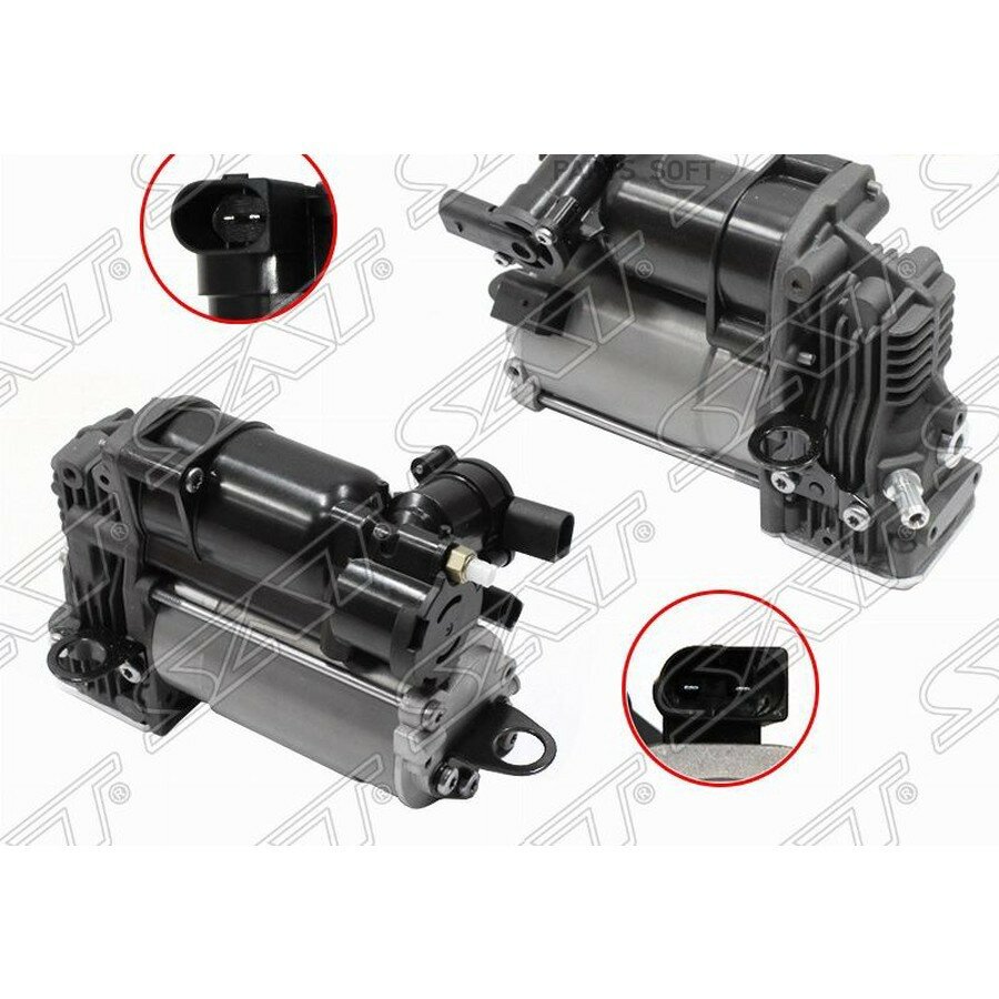 Компрессор контроля высоты (пневмоподвески) MERCEDES-BENZ ML W164/GL X164 05-12 от официального дистрибьютора, SAT, артикул STA1643201204