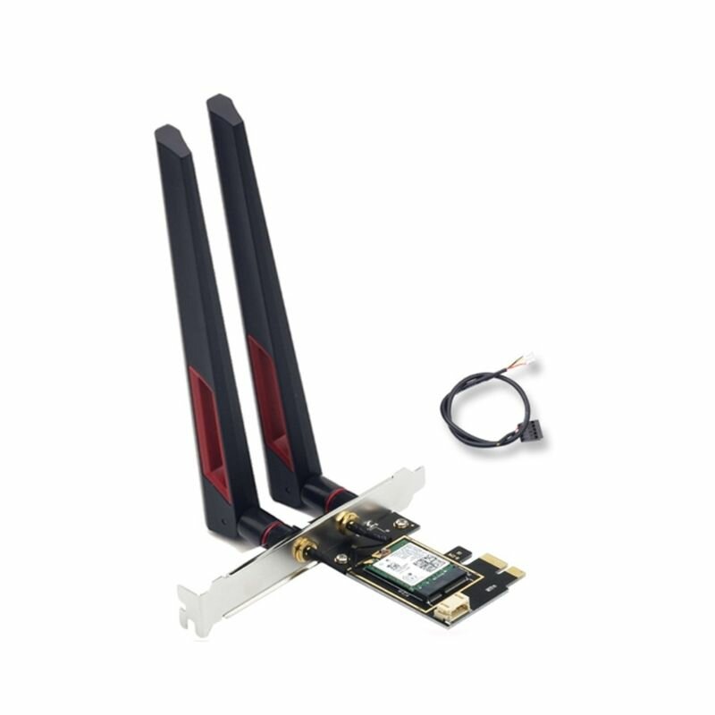 7260AC WiFi 5-карточный двухдиапазонный 1200 Мбит/с Bluetooth-совместимый сетевой адаптер 4.0 для настольных ПК PCIE Gigabit Wireless