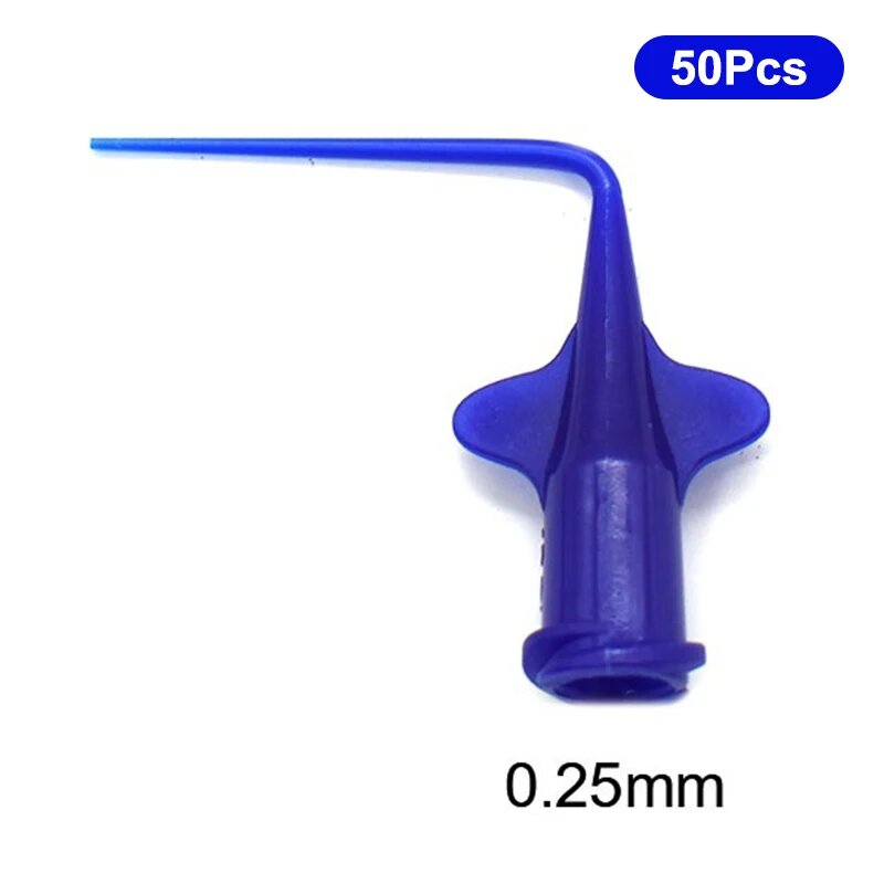 Одноразовые эндодонтические иглы JCSYFAC для пародонтального орошения 50pcs Blue