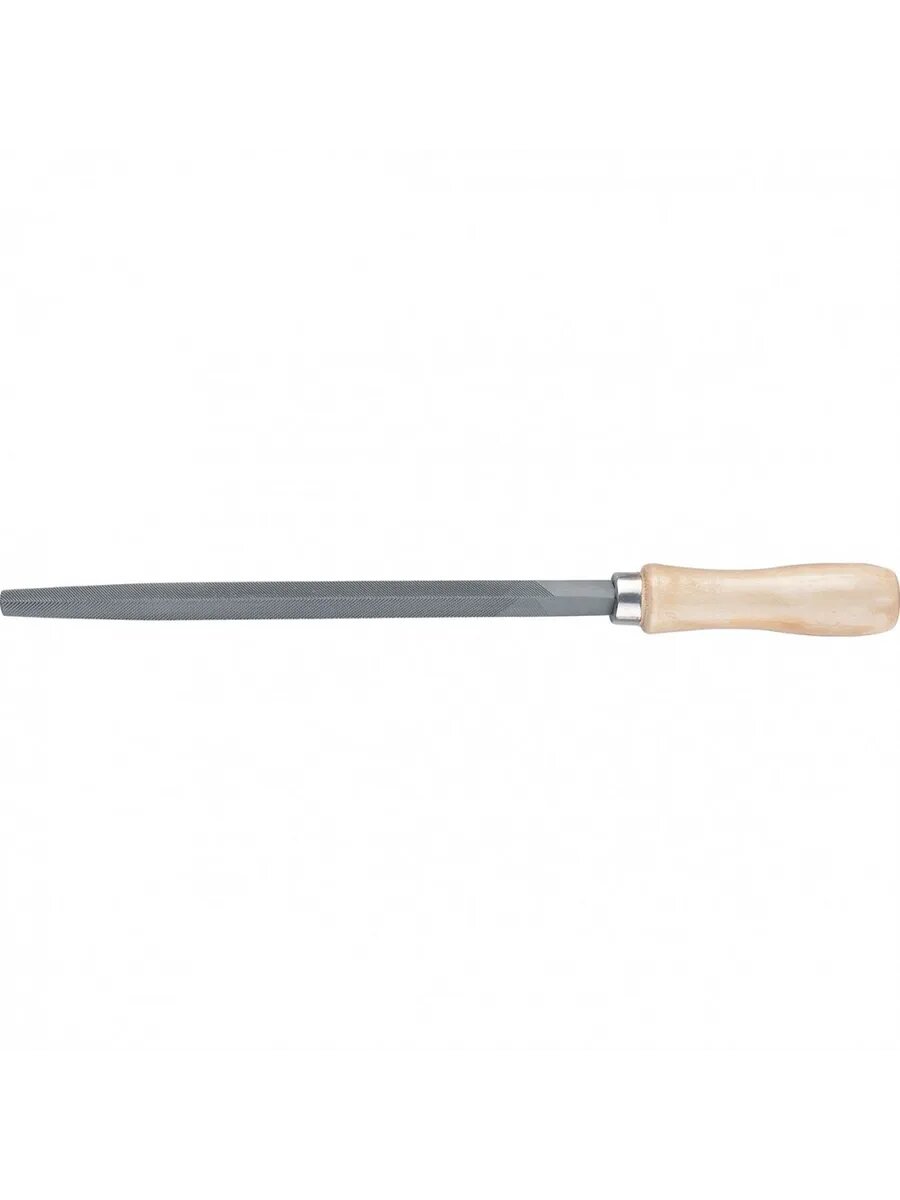 Напильник трехгранный, 250 мм, деревянная р, СИБРТЕХ, 16029