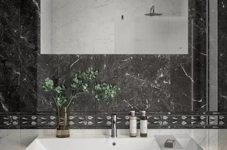 Керамическая плитка Kerama Marazzi Тубкаль KM3090B0160R 30х90 Глянцевая Белый