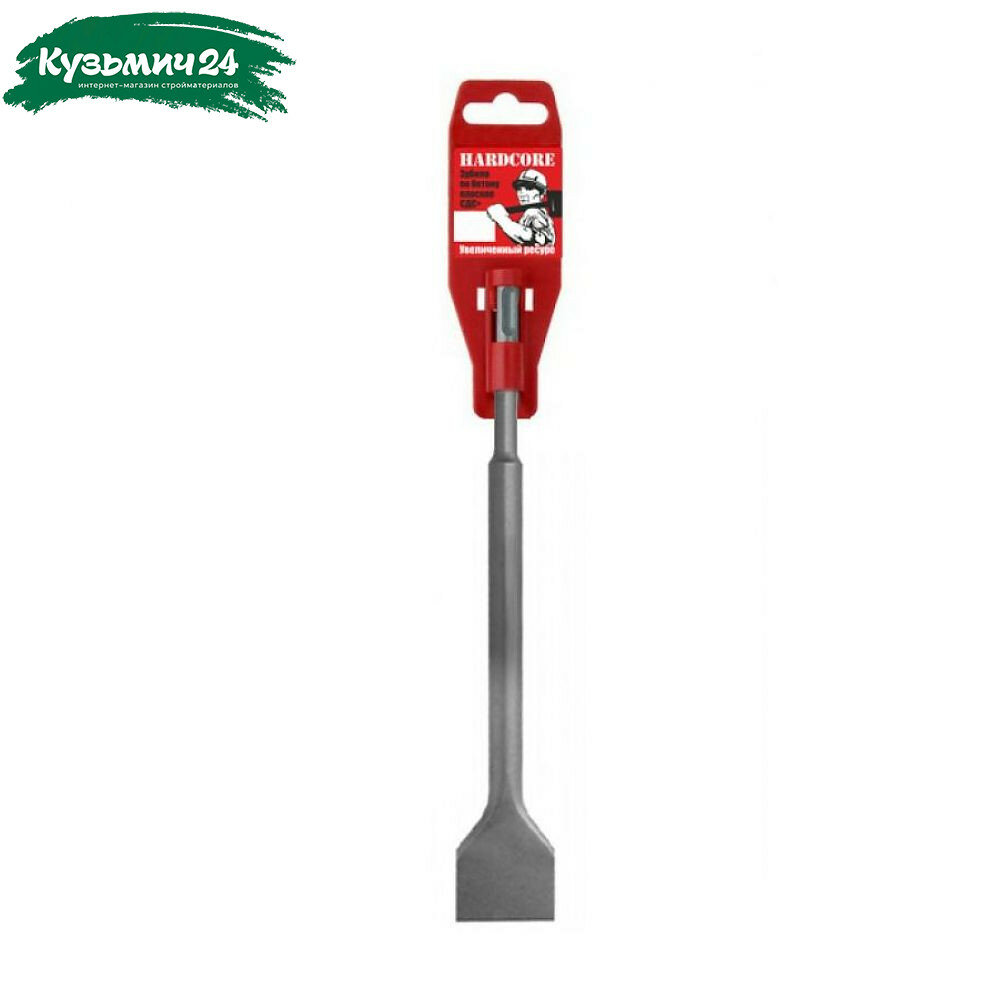 Зубило плоское Hardcore SDS+ 40*250мм 124025