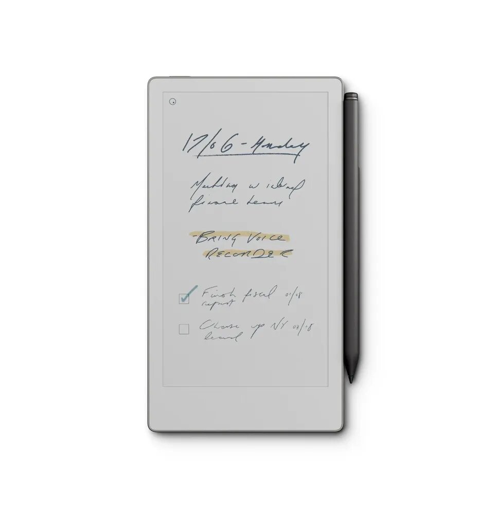 Набор reMarkable Paper Pro Move (планшет + стилус с ластиком + чехол книжка кожаная коричневого цвета)