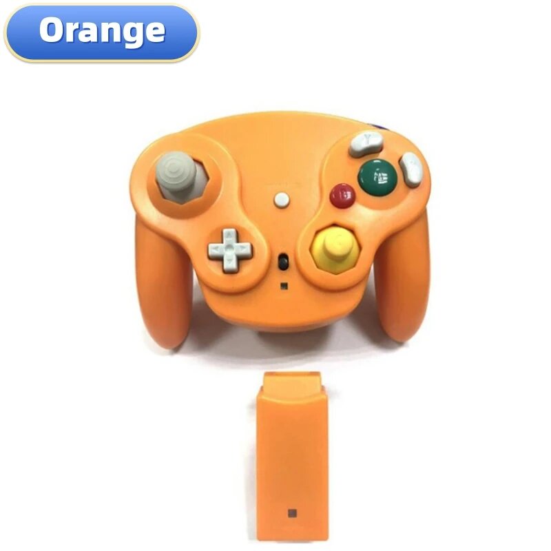 Оранжевый беспроводной геймпад для Nintendo GameCube