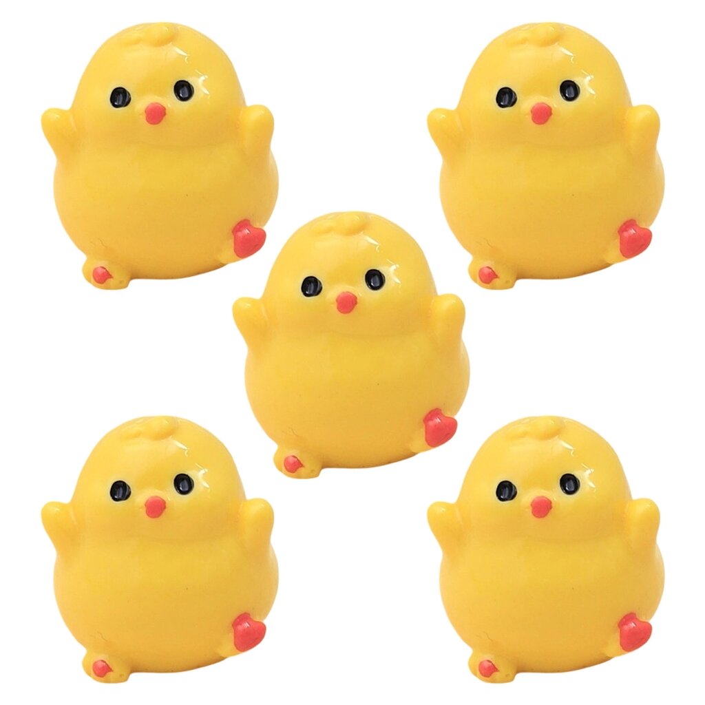 3D Симпатичные Цыплята Резиновые Подвески для Творчества