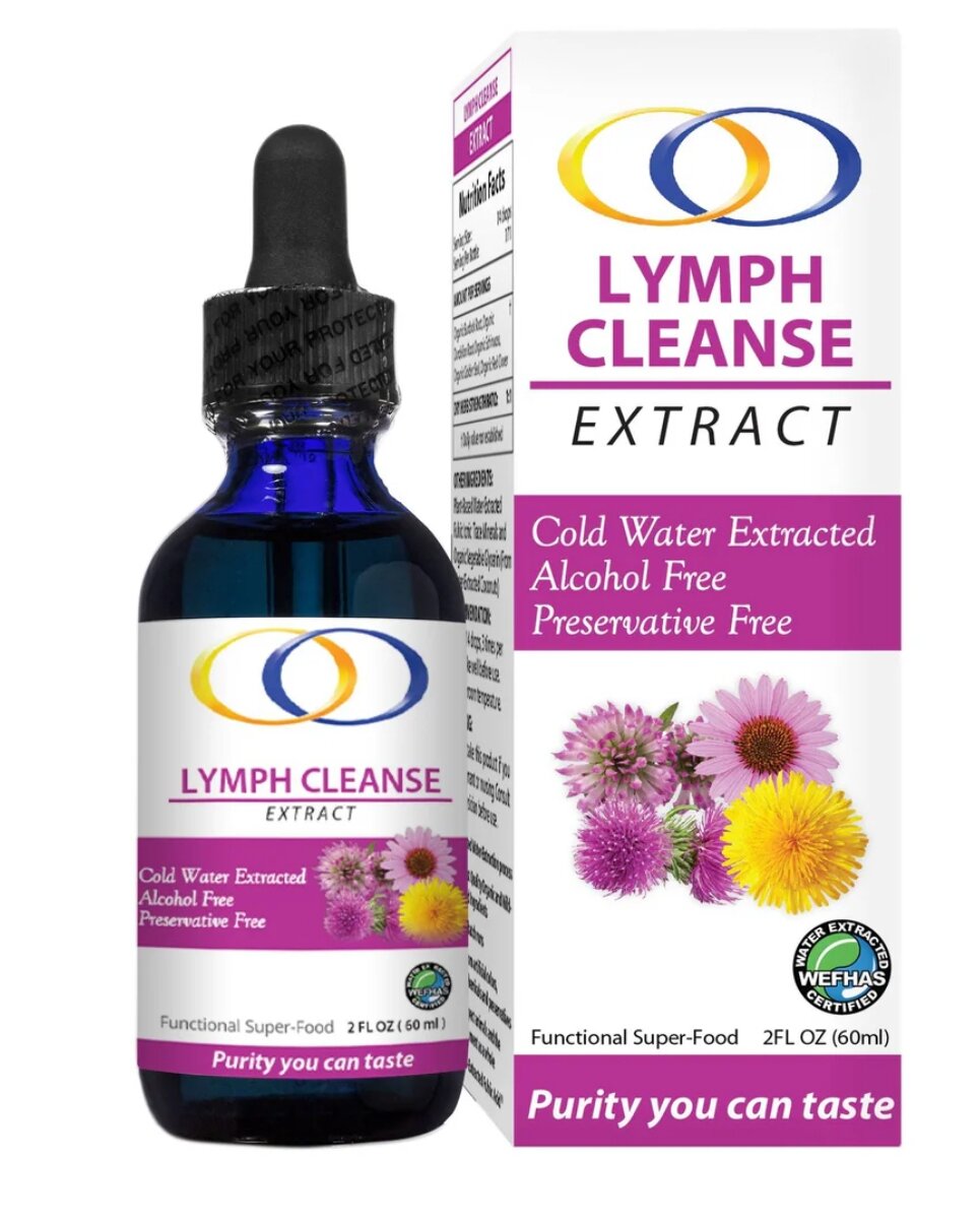 Optimally Organic LYMPH cleanse 2OZ экстракт для очищения лимфы 60 мл