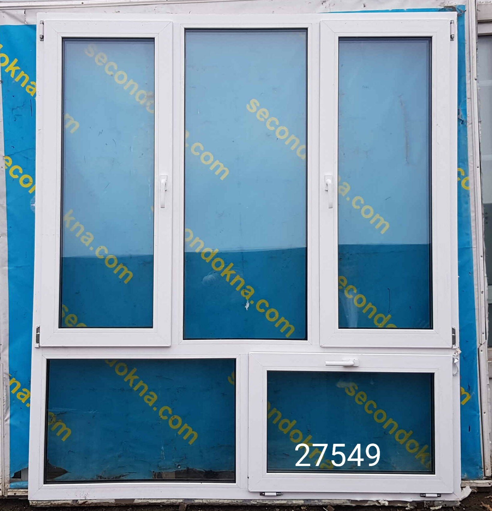 Пластиковое окно Б/У 2000(в) 1440 об х 1750(ш)