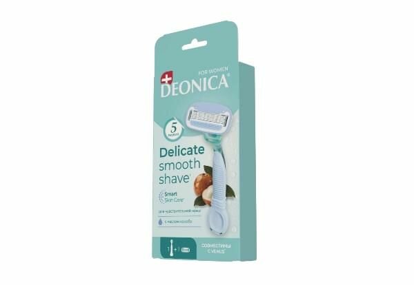 Бритвенный станок Deonica 5 FOR WOMEN со сменной кассетой