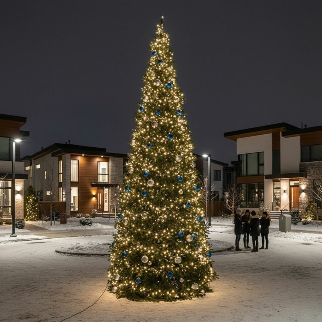 Елка искусственная уличная 4м, ПВХ, Василиса зауженная каркасная, Crystal Trees
