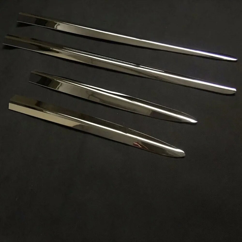 Для Fiat 500X 2015 2016 2017 2018 ABS хромированная боковая дверь автомобиля, молдинги, декоративная накладка, аксессуары, протектор