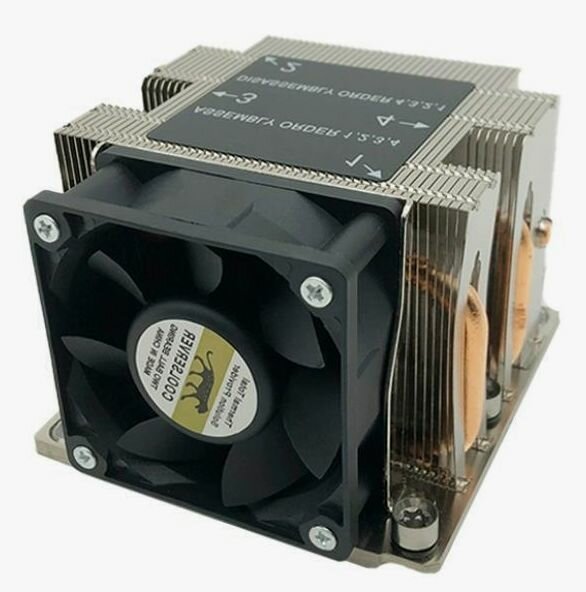 Кулер серверный 2U COOLSERVER S82/LGA3647/4 тепловых трубки, 4 pin (квадратный)