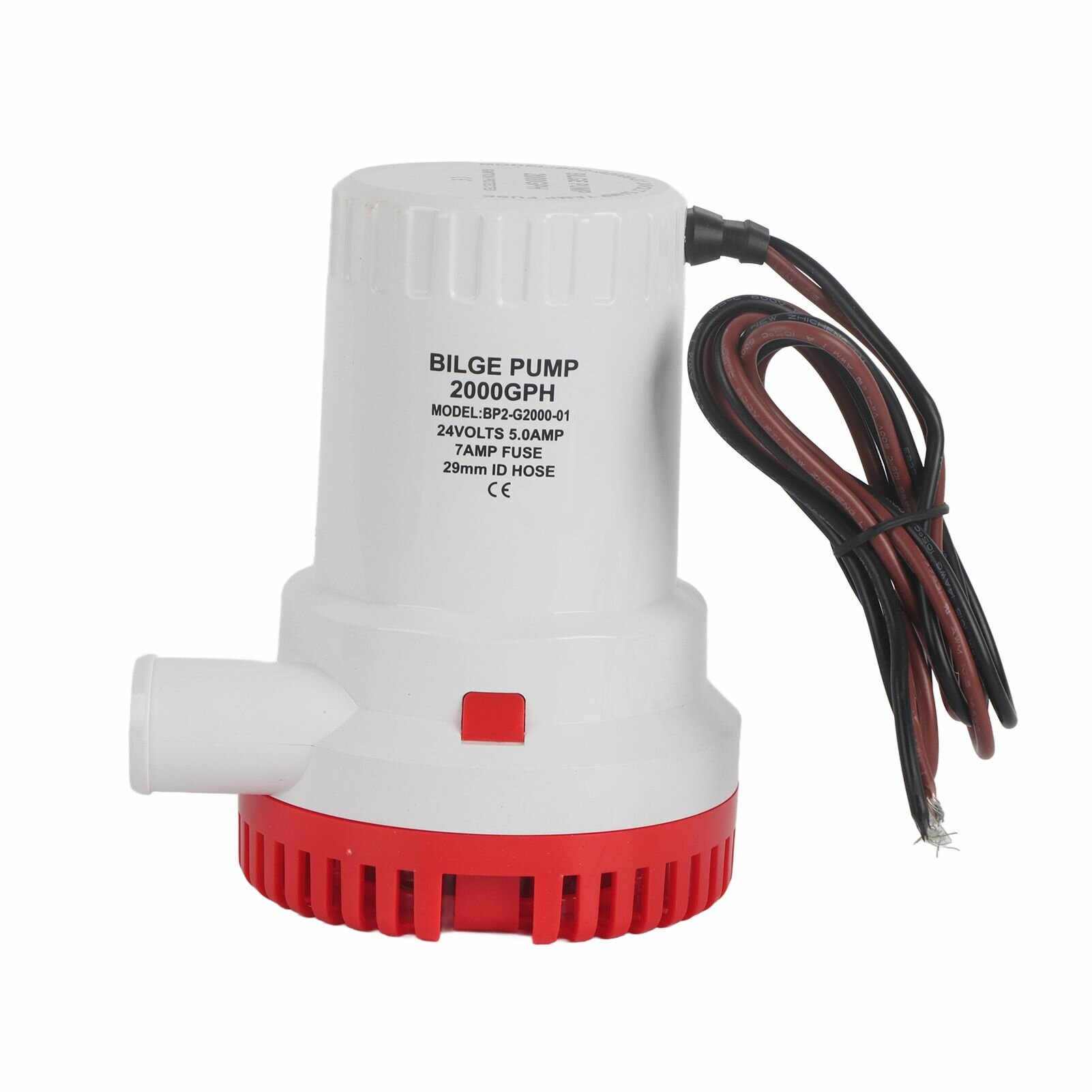 Погружной насос для судового использования Bilge Silent Boat Submersible DC Micro Drain Marine Sewage 2000 GPH 24V