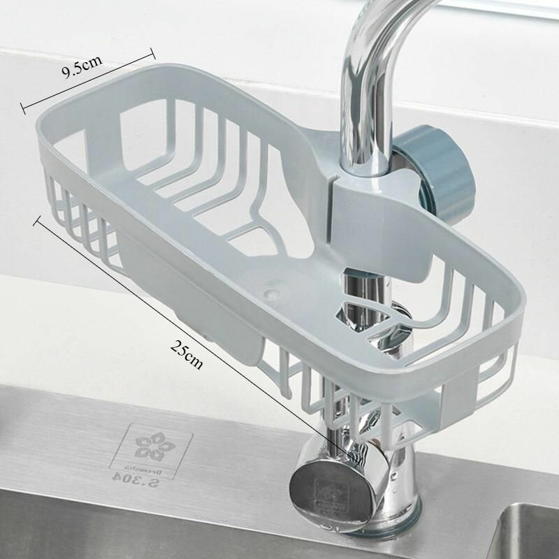 Органайзер для раковины и полка для кухонного смесителя — сливная стойка для слива воды и хранения у мойки на кухне