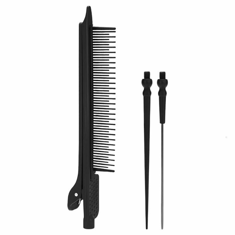 Портативная расческа для мелирования, Черный