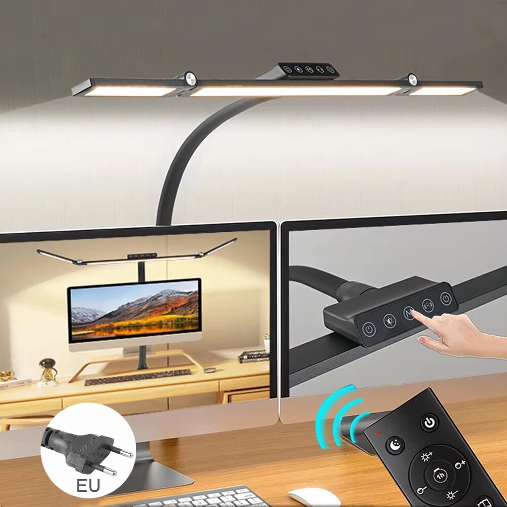 Настольная лампа Newstyle 24Вт с пультом 96LED EU Plug