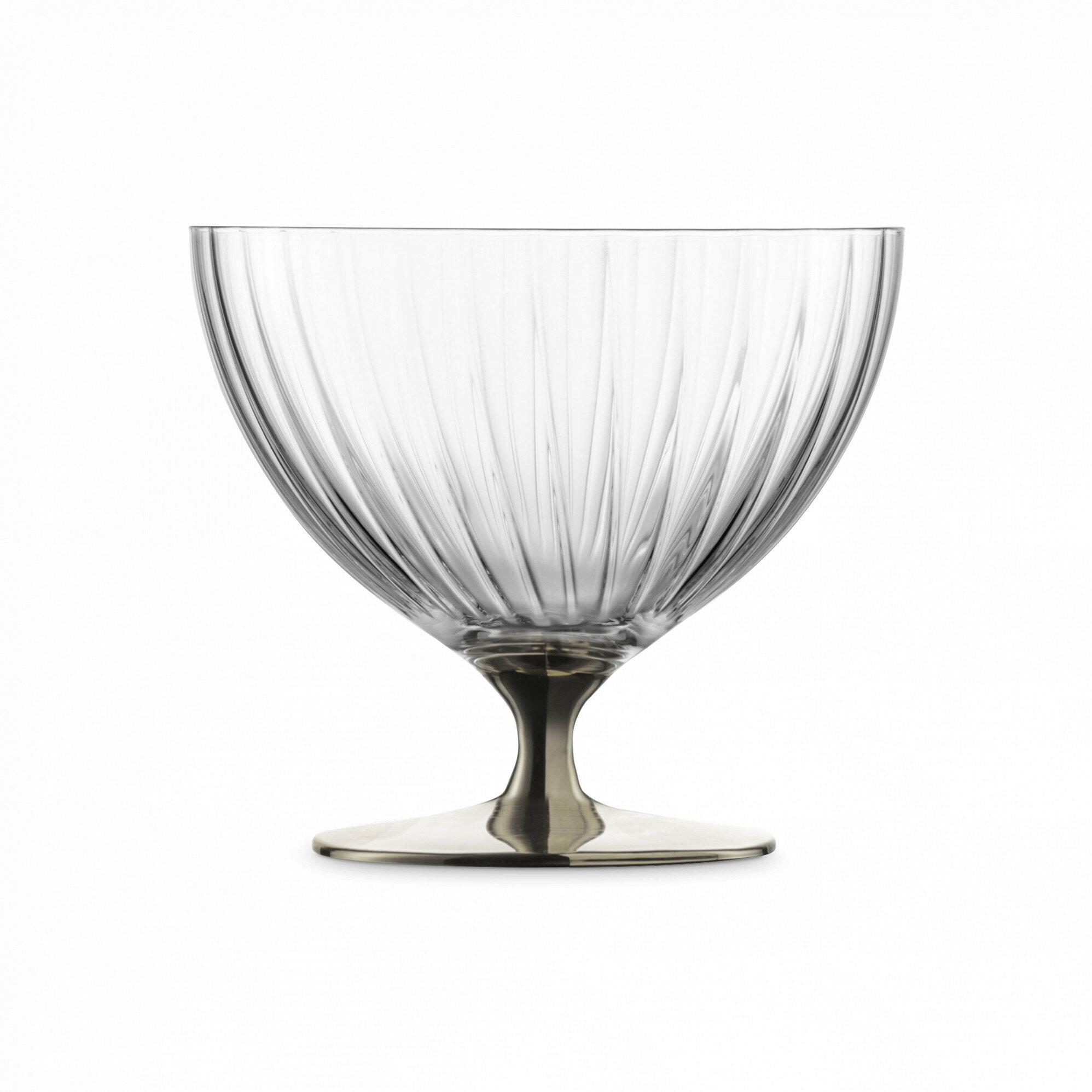 Креманка для десерта, 11.5 см, хрустальное стекло, цвет ножки - платиновый 30053112 Schalen/Teller