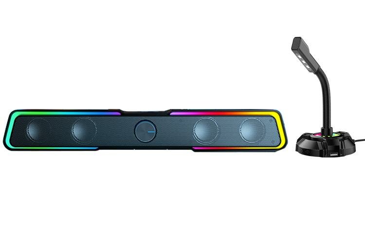 Умная LED-подсветка HP HUIPU Matching Set 6002S с поворотным регулятором громкости, 6002s Bluetooth,