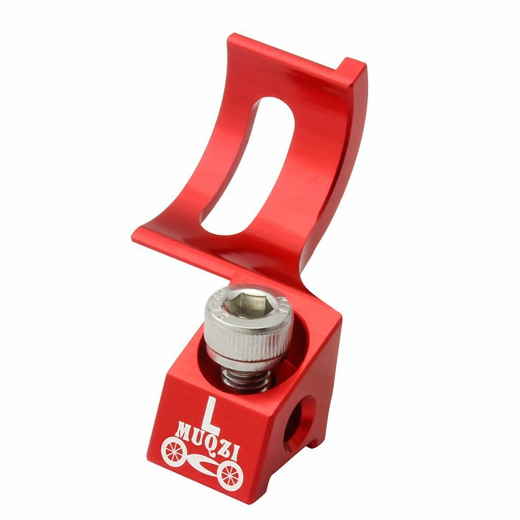 Встроенное зажимное кольцо для переднего циферблата велосипеда-красное-слева