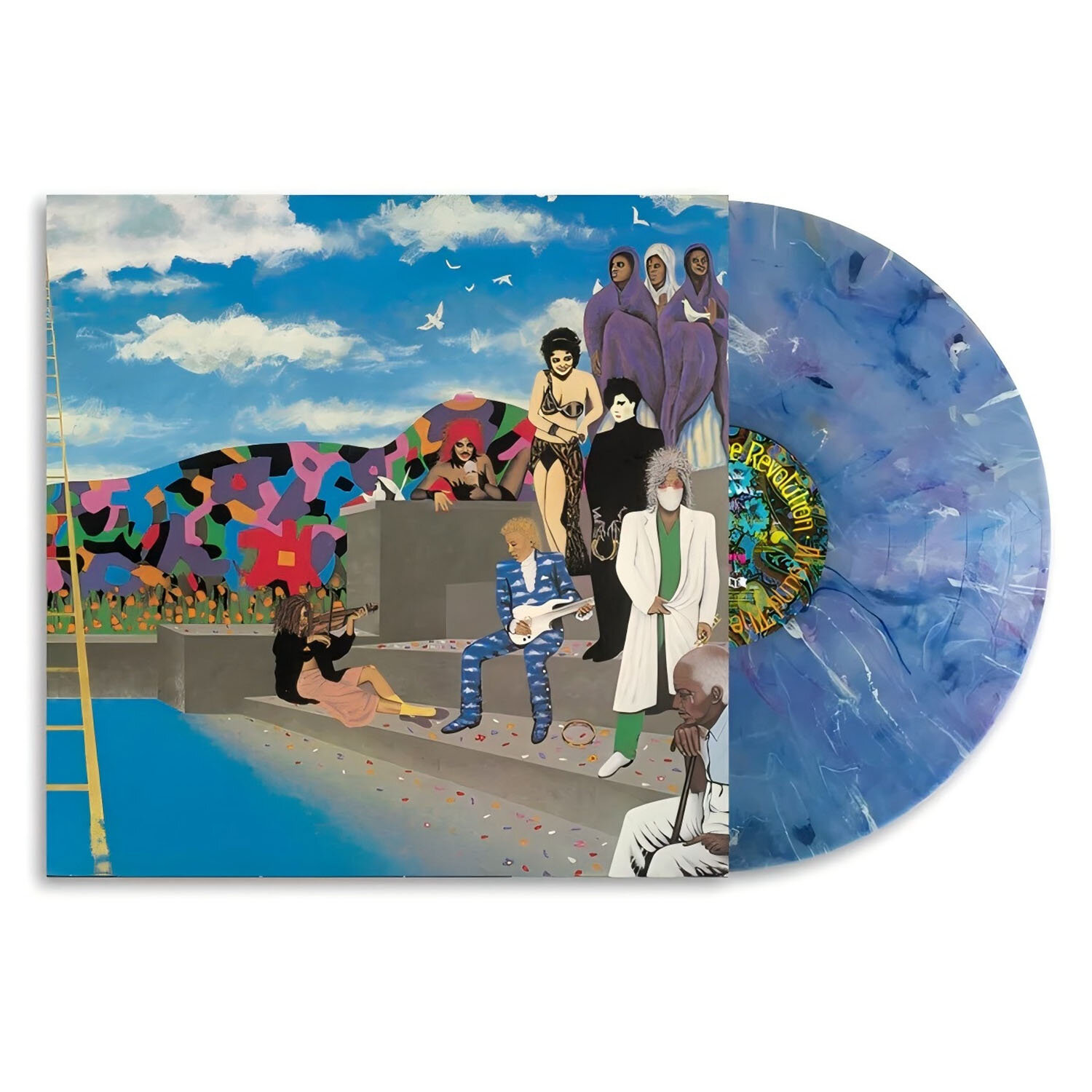Виниловая пластинка Prince And The Revolution - Around The World In A Day /> Vinyl, LP, Album, Limited Edition, Reissue, Stereo, White & Blue Marble