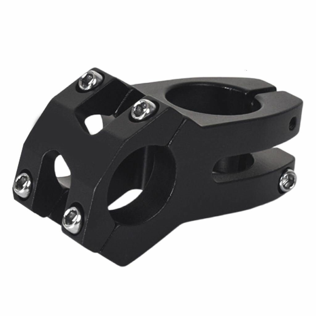 Эргономичный короткий вынос руля 25.4 мм из алюминиевого сплава для различных велосипедов, Черный