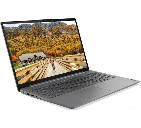 Ноутбук Lenovo IdeaPad Slim 3 16ABR8 82XR008NRK, 16.0" 1920x1200, 16 ГБ DDR4, SSD 512 ГБ, без ОС, серый