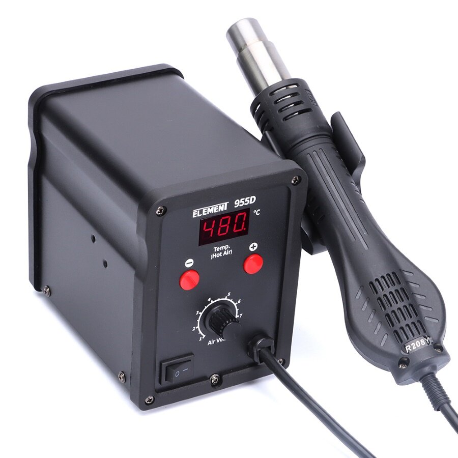 ELEMENT 955D (цифровой), Фен паяльный, ELEMENT
