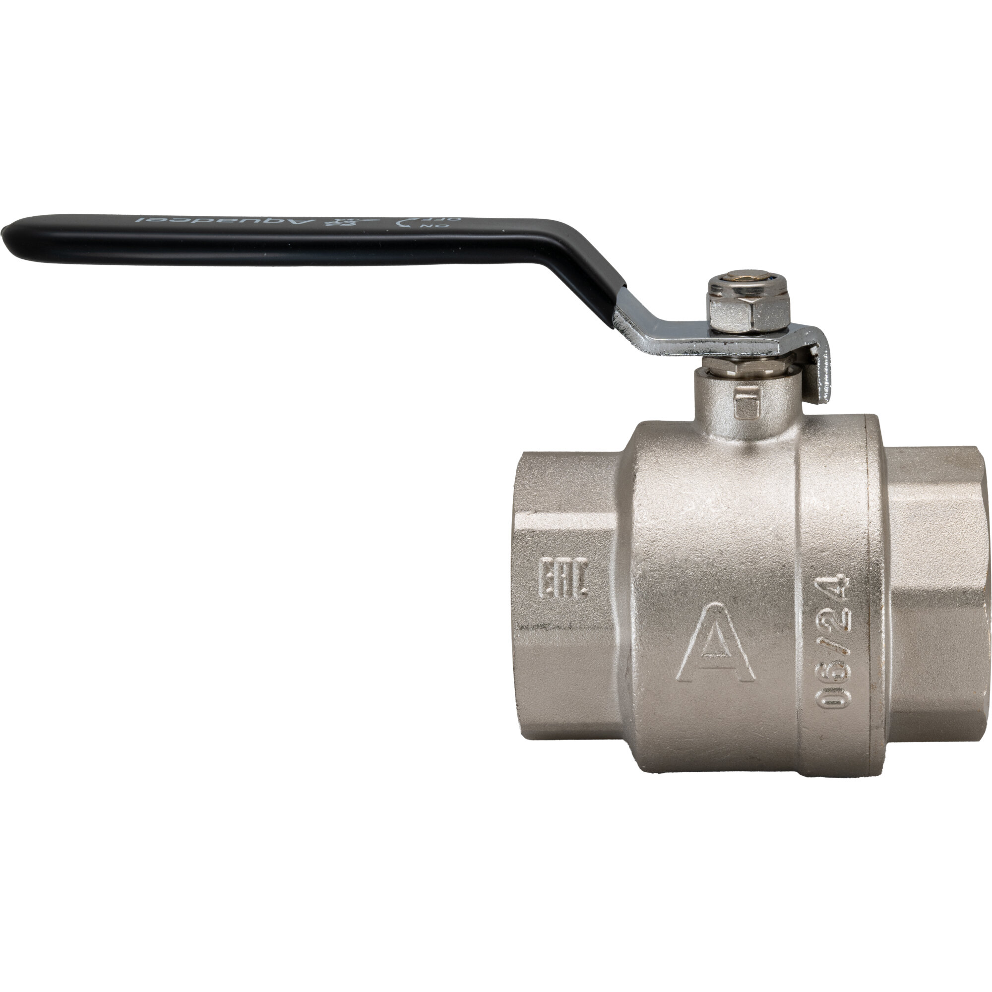 Кран шаровой полнопроходной 1/2' ВВ рычаг Aquadeel BV-100-04-15