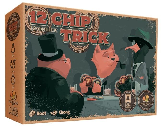 Настольная игра Lavka Games 12 Фишек (12 Chip Trick)
