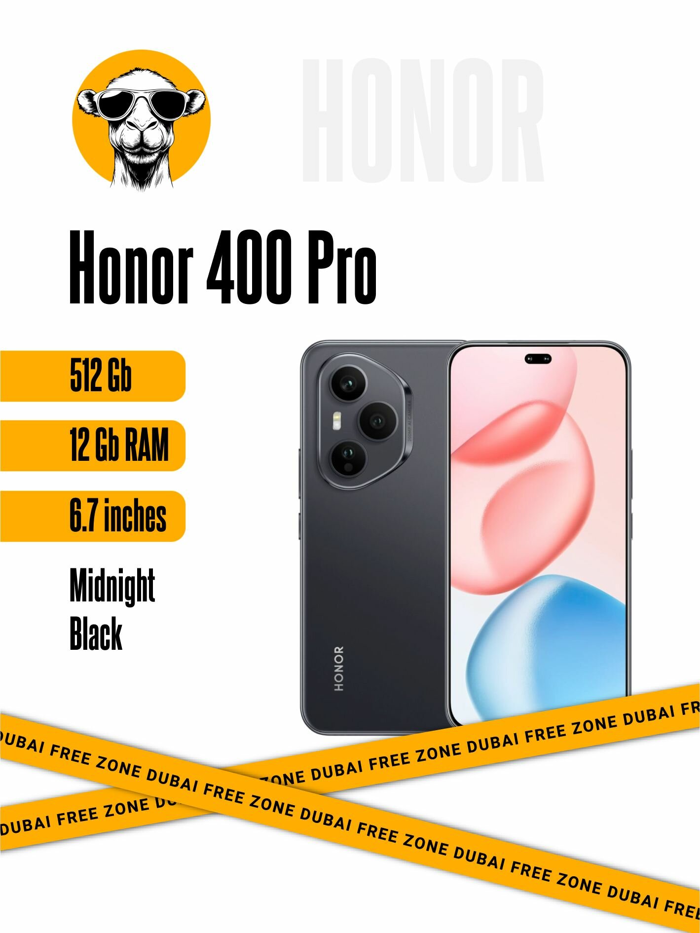 Смартфон Honor 400 Pro 12/512Gb Midnight Black