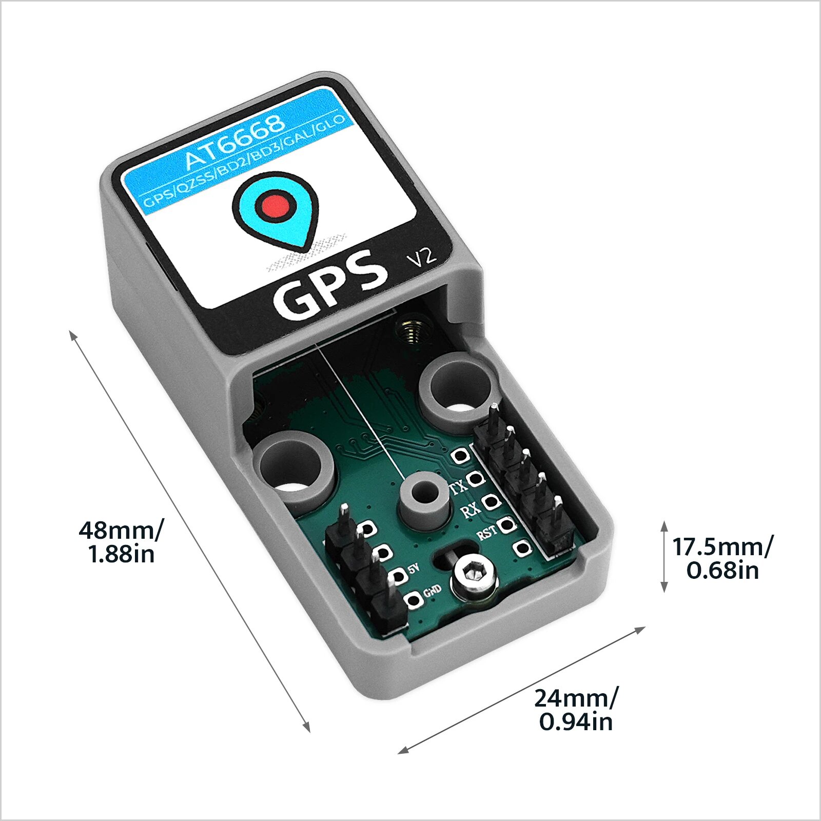 M5Stack ATOMIC GPS Base v2.0 — фото 1