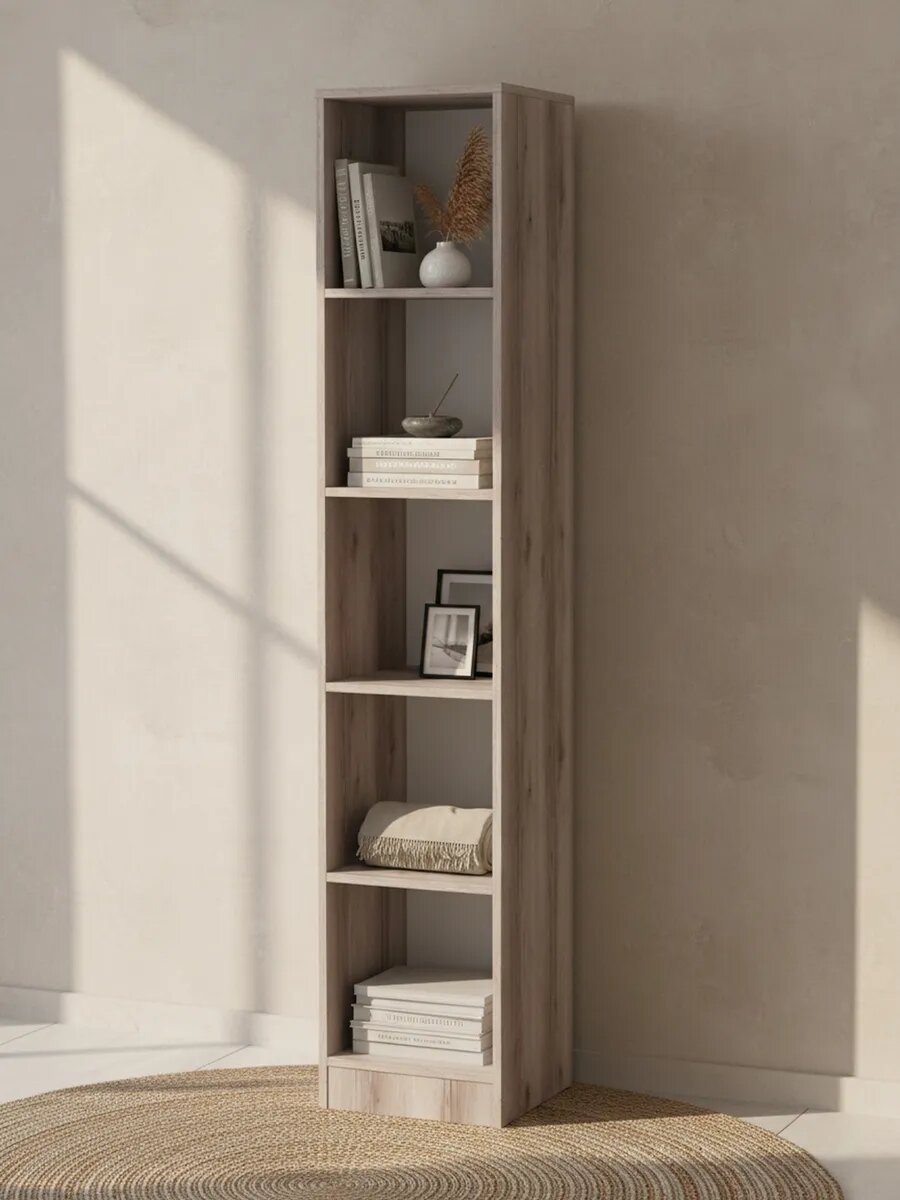 Шкаф пенал FRESTER деревянный распашной с полками для одежды, от производителя