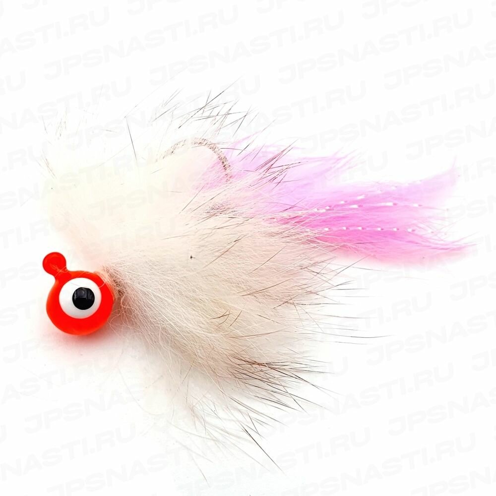 Стример для рыбалки Boroda Baits Roger, 2.5 г, 18 White/Barbie / Уловистые приманки на форель