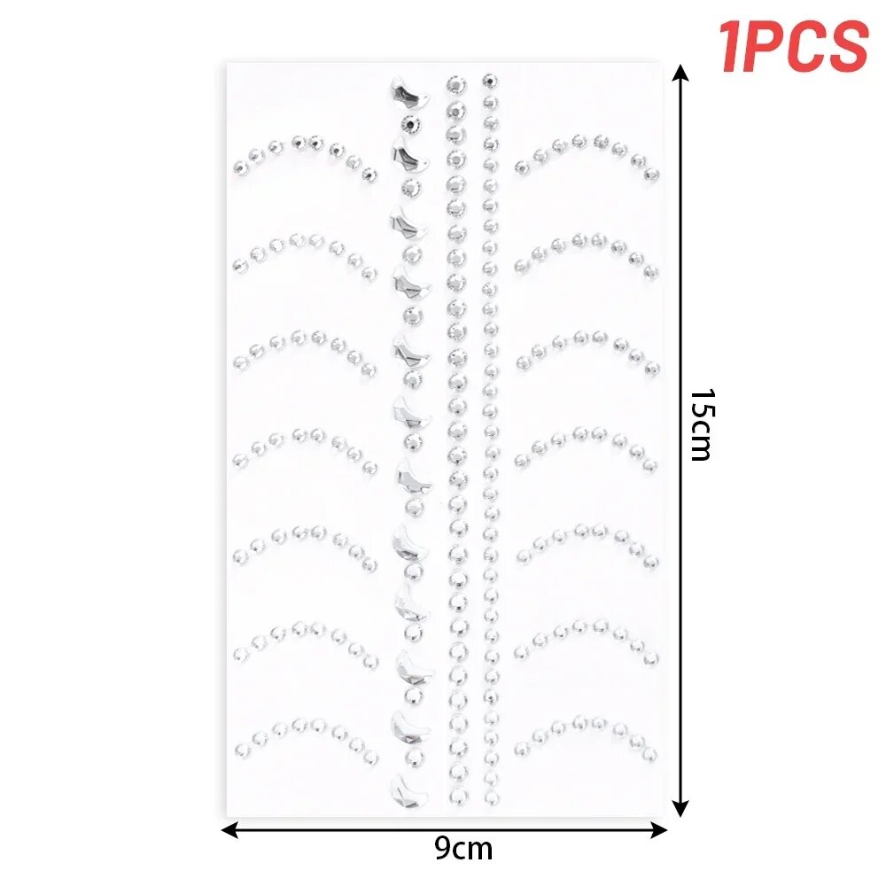 Музыкальный фестиваль, алмазные наклейки для лица, ювелирные изделия в форме сердца, стразы, сделай сам, алмазные самоклеящиеся татуировки, наклейки для глаз, украшение для макияжа