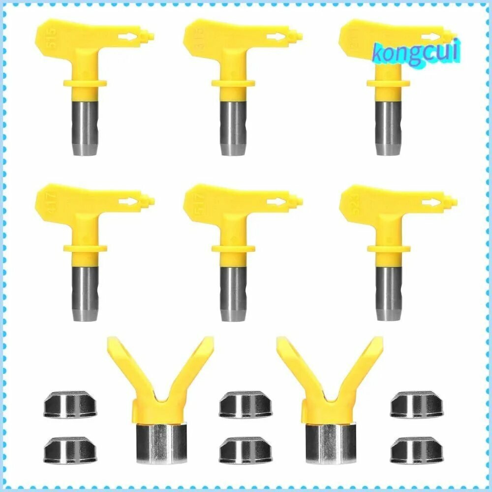 Набор распылителей для безвоздушной краски, многофункциональные сопла, для малярных работ