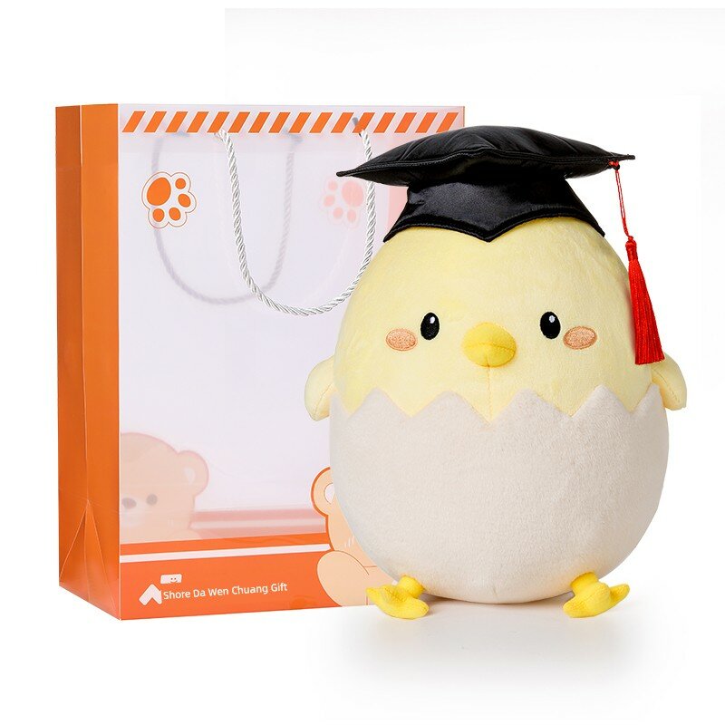 Кукла-яйцо Shuyujia, мягкая игрушка, доктор, кукла-вареное яйцо, подарок на выпускной, яйцо с выражением Выпускная