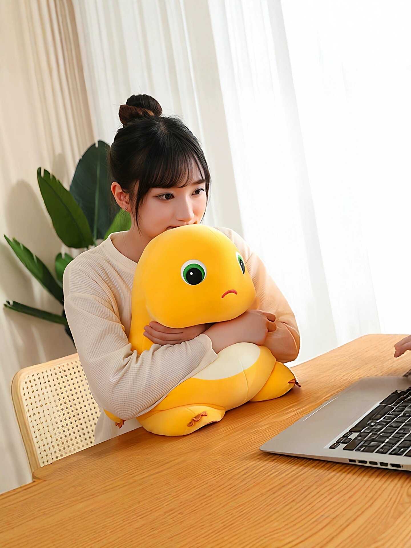 Настоящая милая плюшевая игрушка «Молочный дракон», кукла Тираннозавр Рекс, трансформируемая большая плюшевая