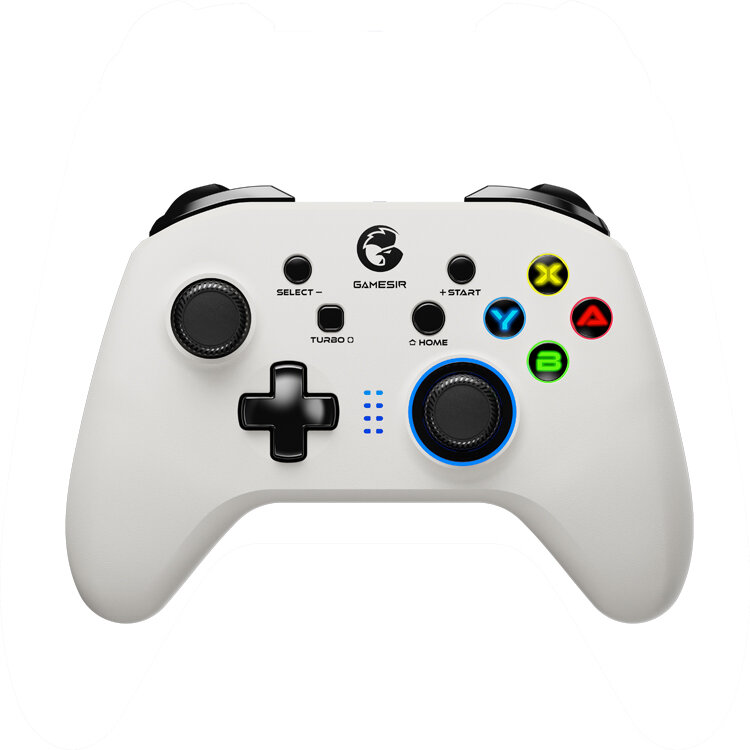 Геймпады GAMESIR белые, совместимые с ПК и мобильными устройствами, высокая точность, эргономичный дизайн, Bluetooth