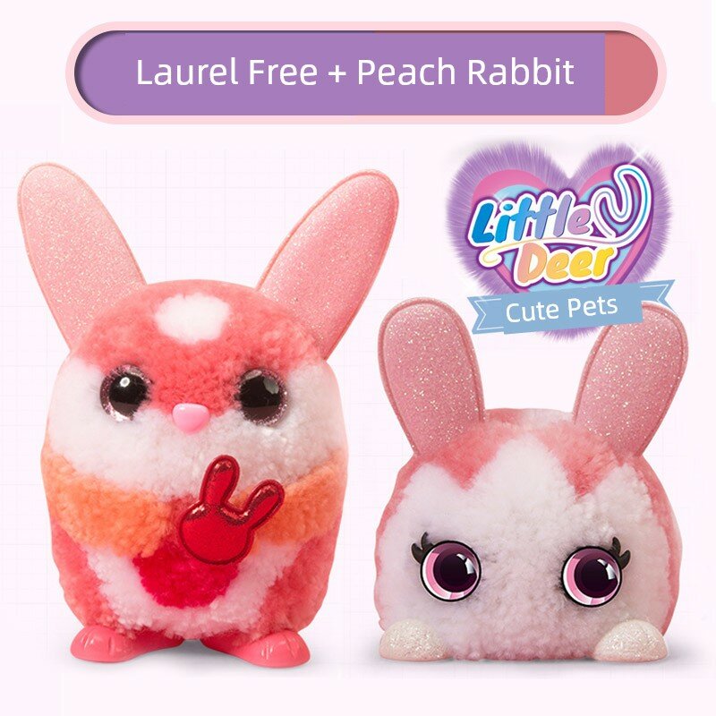 DIY Плюшевая Игрушка Персиковый Зайчик и Лавровый Зайчик - Милые Ручные Плюшевые Зверюшки