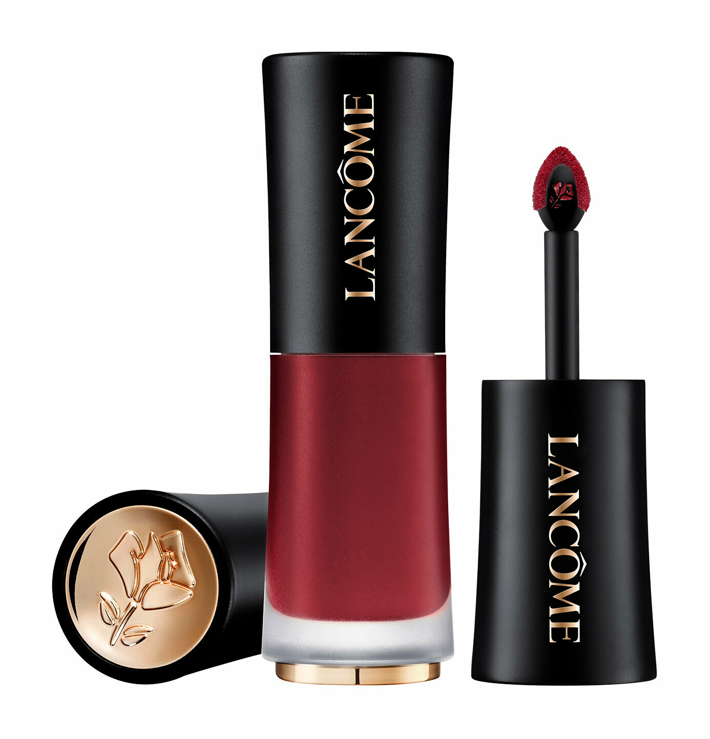 Lancôme 481 Nuit Pourpre L'Absolu Rouge Drama Ink Стойкая матовая губная помада. Франция