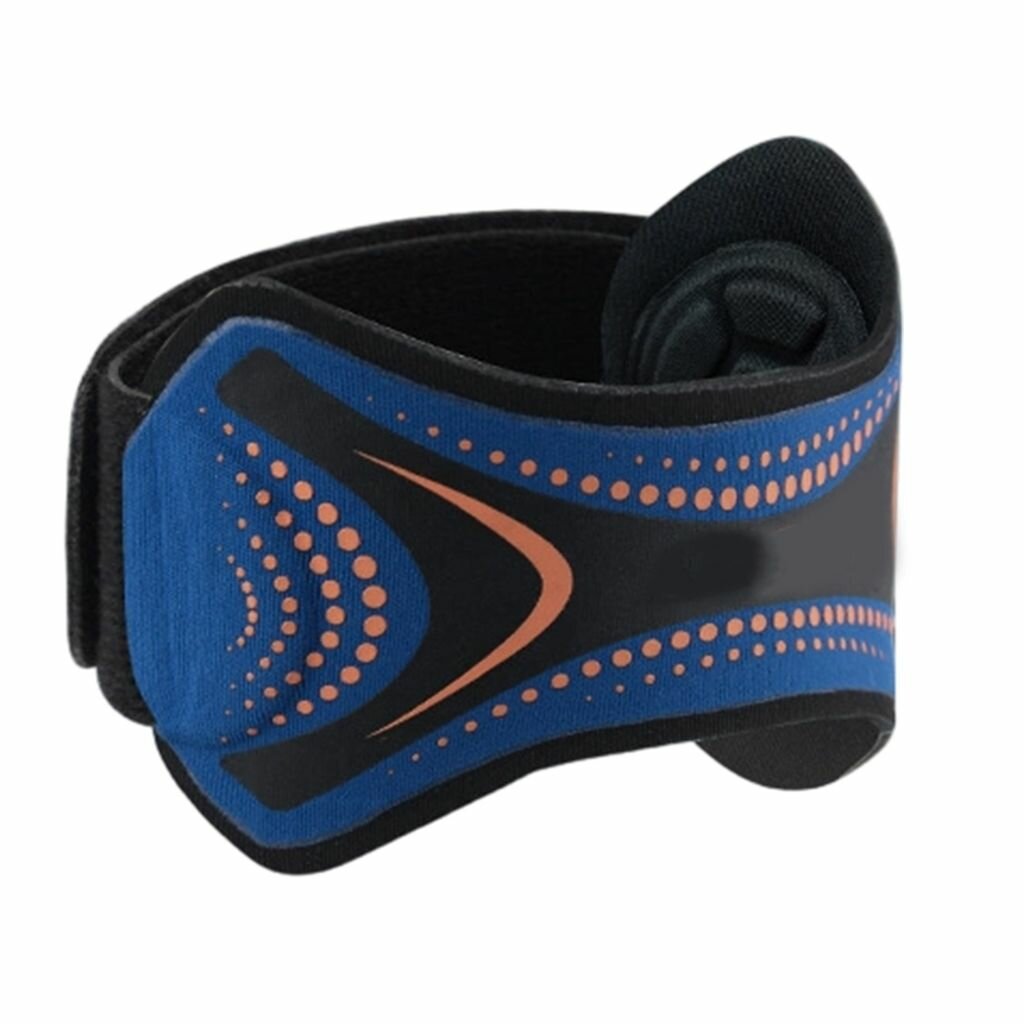 Компрессионный защитный рукав для спорта и фитнеса на локоть-черный-один размер