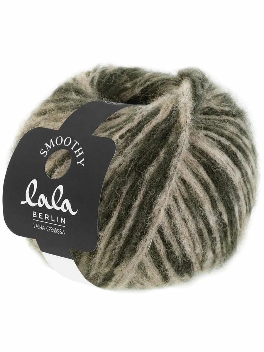 Пряжа для вязания Lana Grossa Lala Berlin Smoothy цвет 011, 1 моток